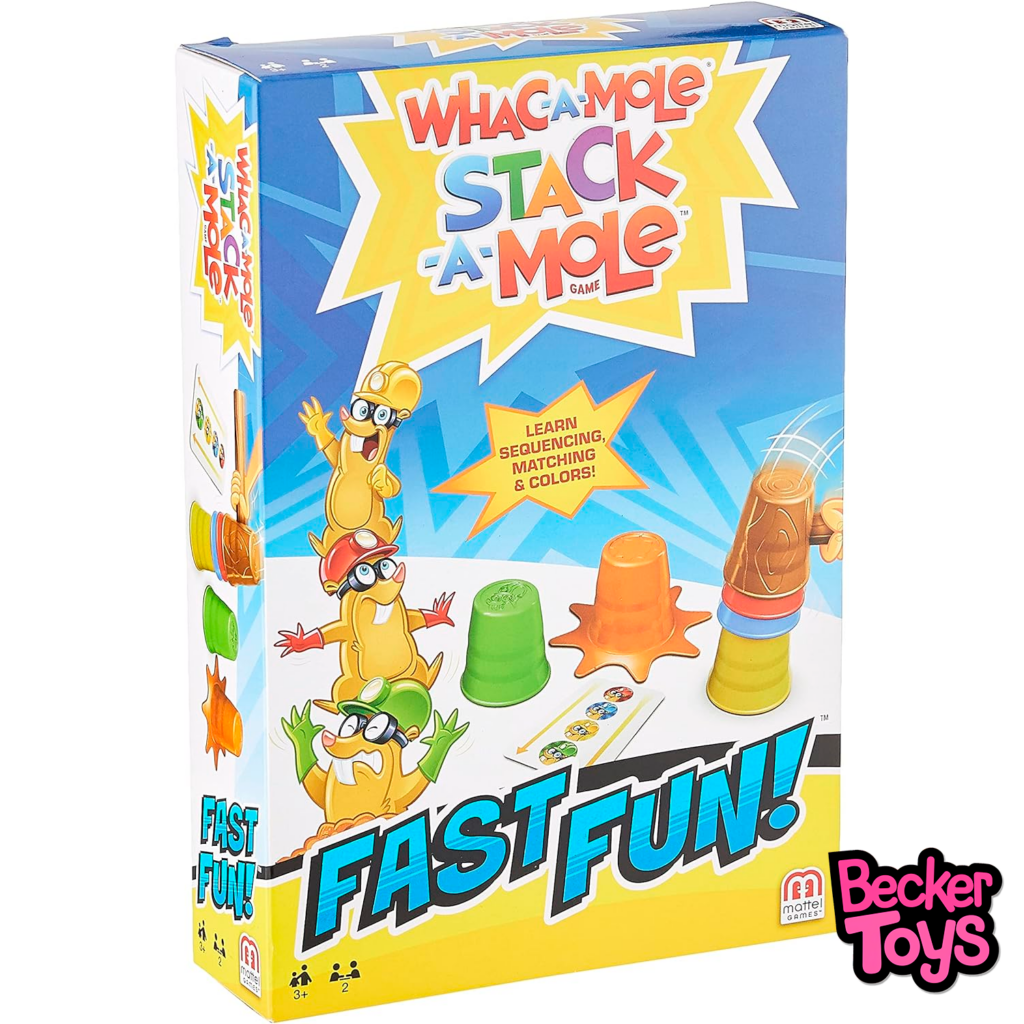 Mattel Games Fast Fun Whac-A-Mole | Becker Toys