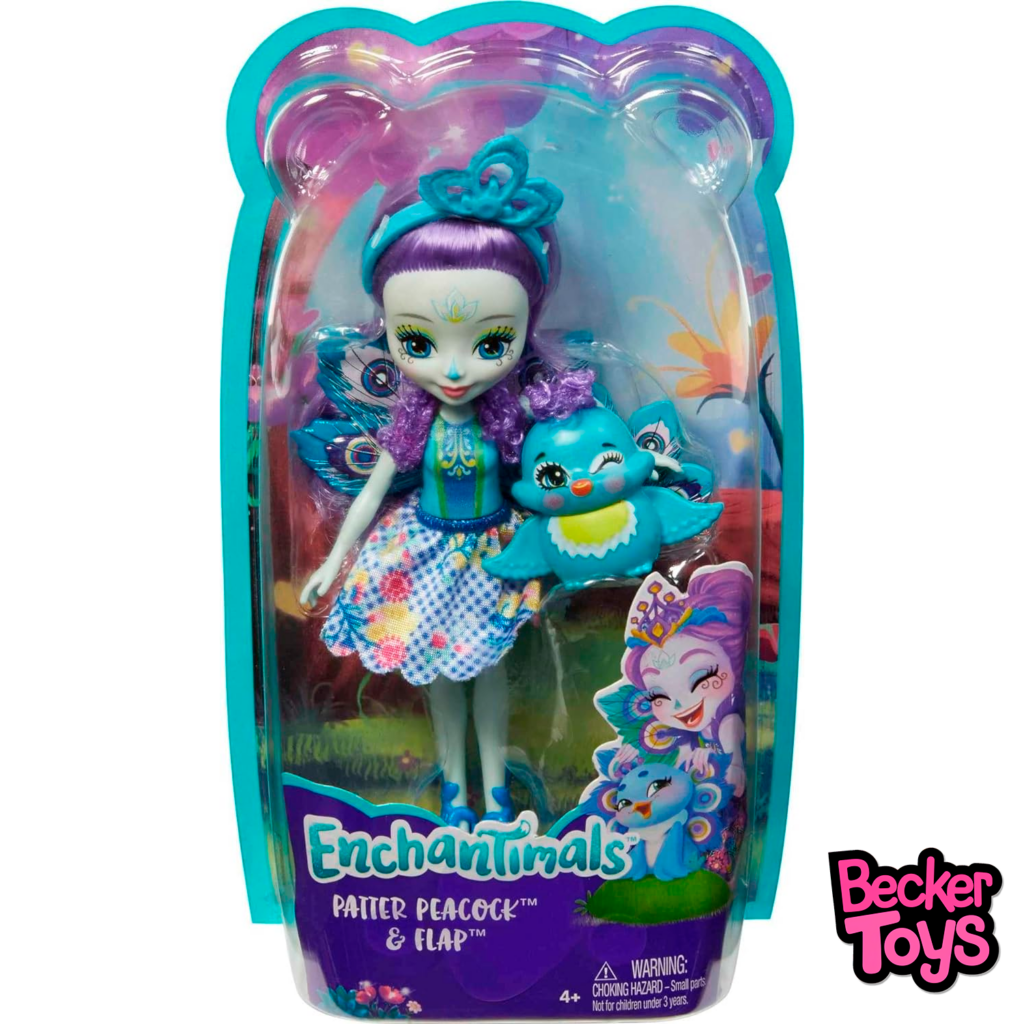 Enchantimals Patter Peacock & Flap | Becker Toys